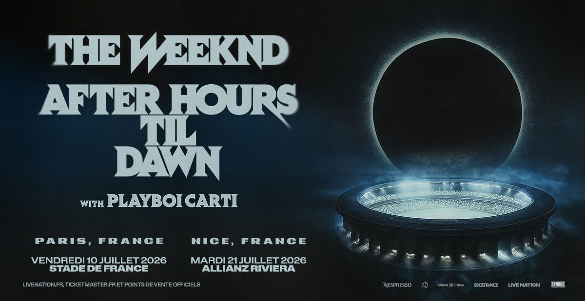 The Weeknd a annoncé 2 dates de concert en France en 2026