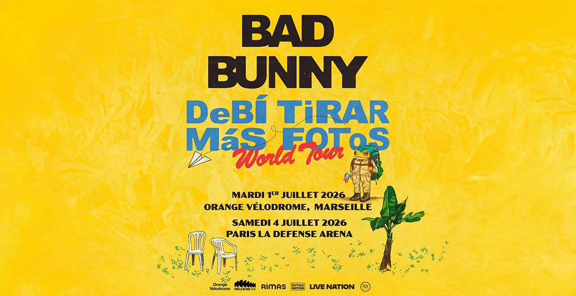 Bad Bunny annonce deux concerts événements à Paris et Marseille en 2026